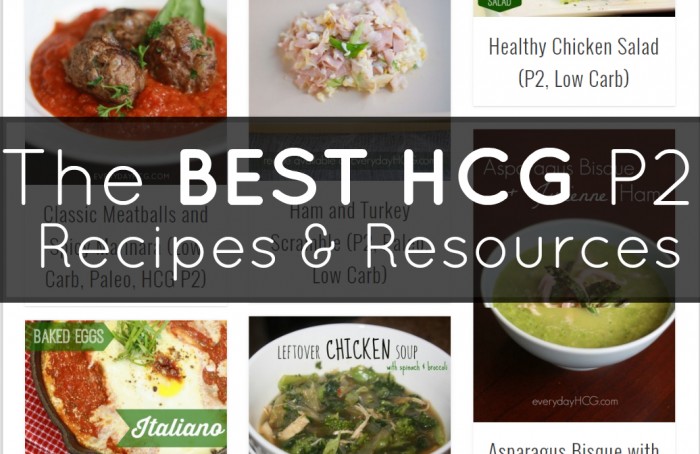 The Best HCG P2 Recipes and our Blogiversary | Everyday HCG